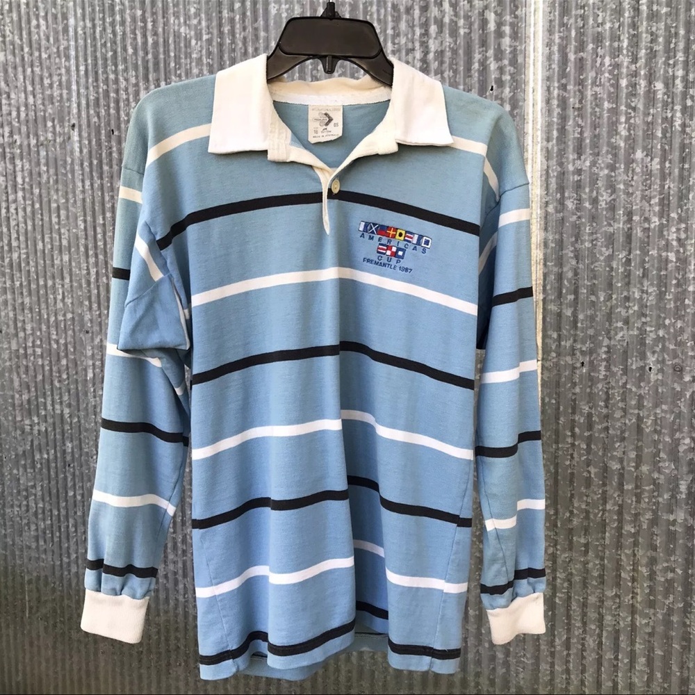 Vintage Peerless Australia Rugby Polo Shirt Americas … - Gem